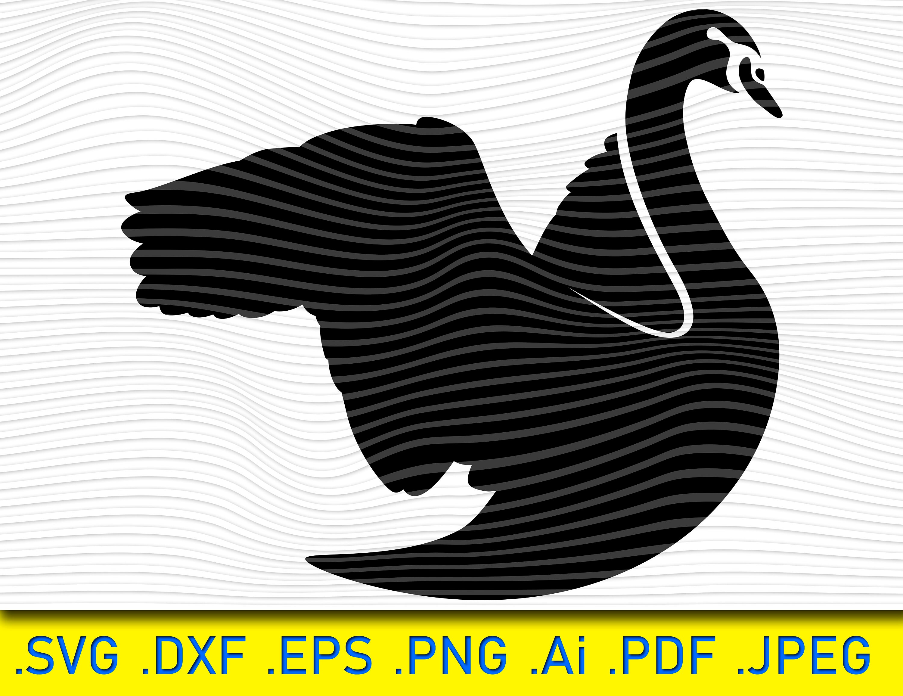 Swan Love Clipart Dividers