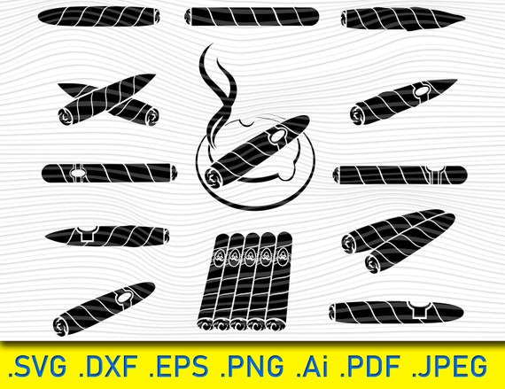 13 Cigarros svg Tabaco svg Pipa de Cigarro svg Pipe svg | Etsy
