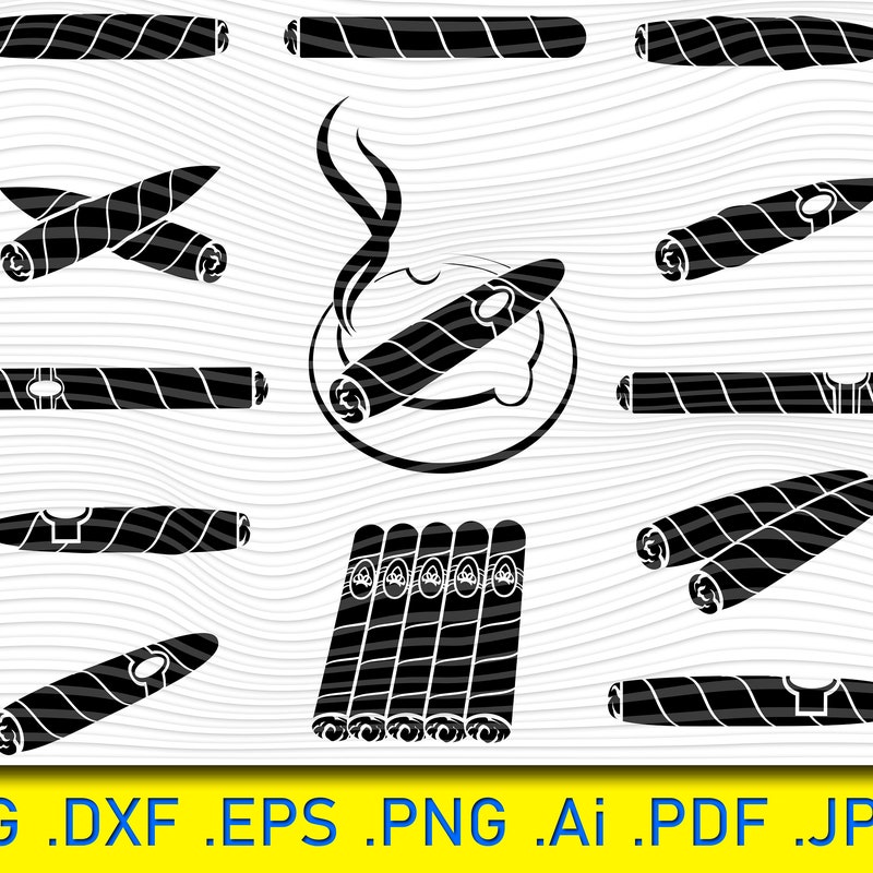 Cigar Svg Bundle - Etsy