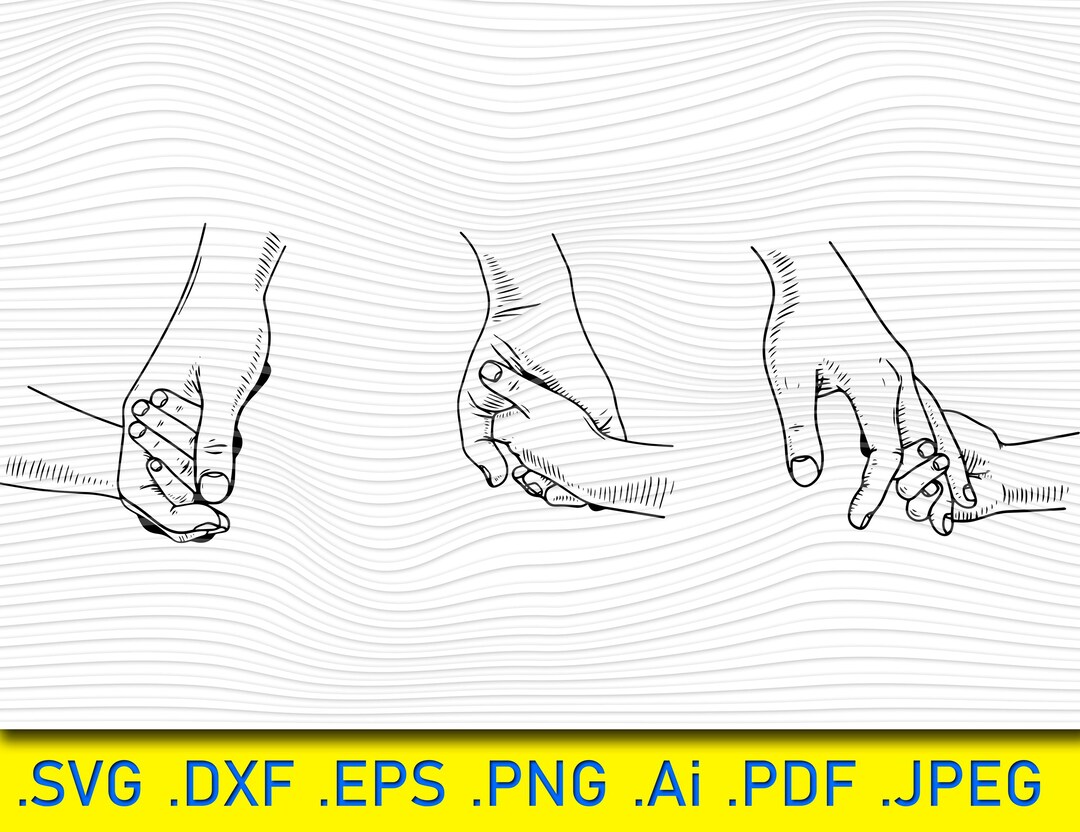 3 Lovely Hands Holding Svg Bundle, Clipart, Peace Symbol, Hands Svg ...