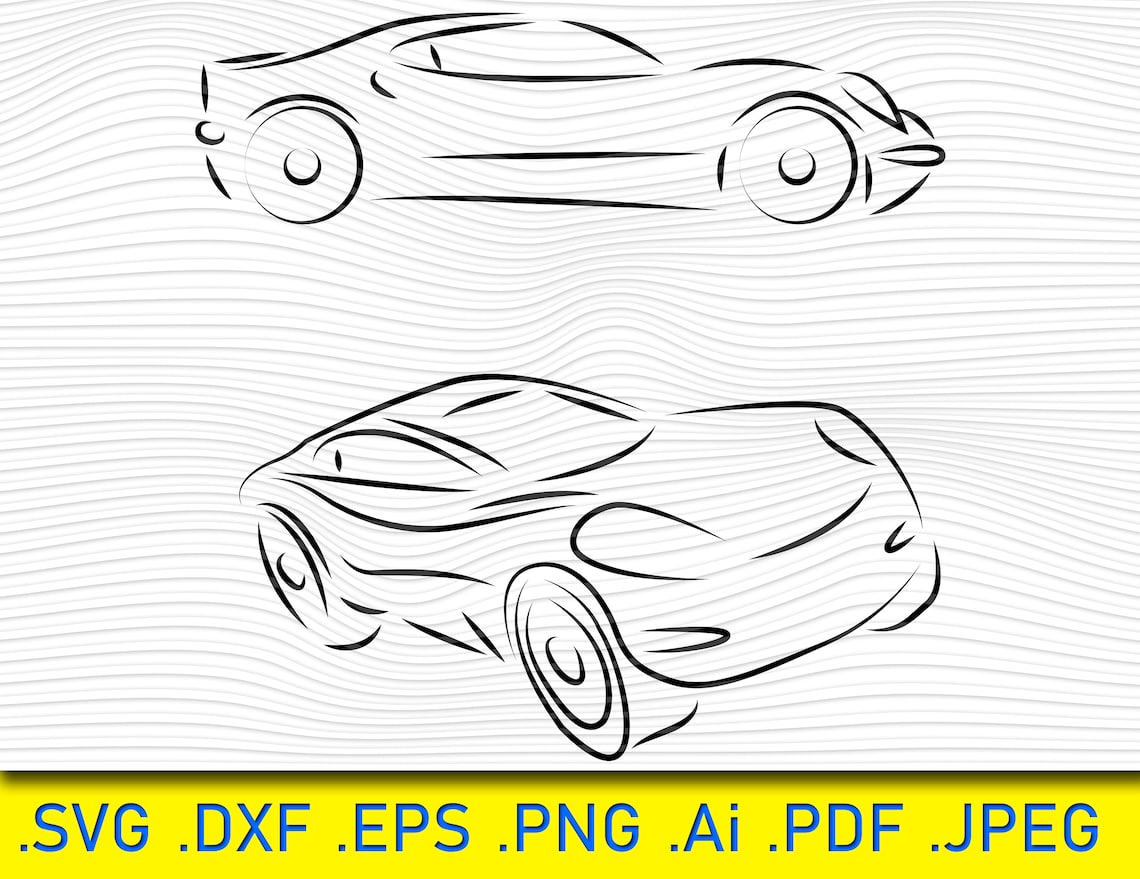 Carsports Car Svg Race Car Svg Car Svg Files for Cricut | Etsy