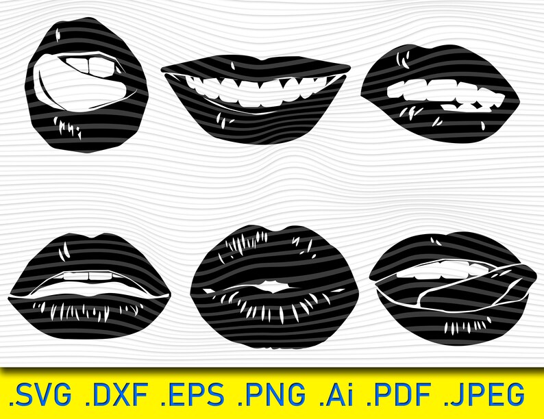 Lips SVG Kiss SVG Lips Print Svg Red Lips Svg Mouth Svg - Etsy