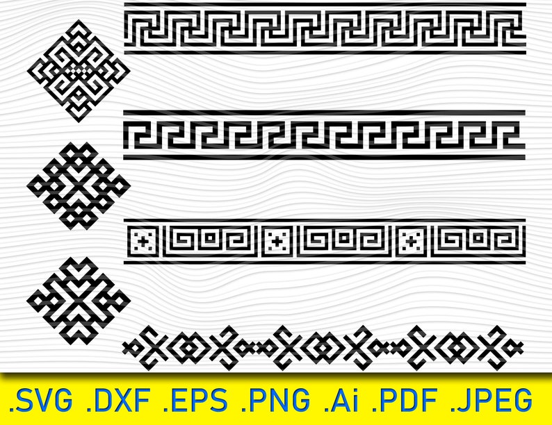 Geometric Designs Maori Geometric Polynesian Band Tattoo - Etsy