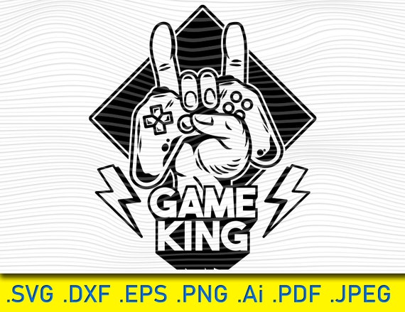 Hand Game King Which Keep Modern Gamepad Joystick Game | Etsy