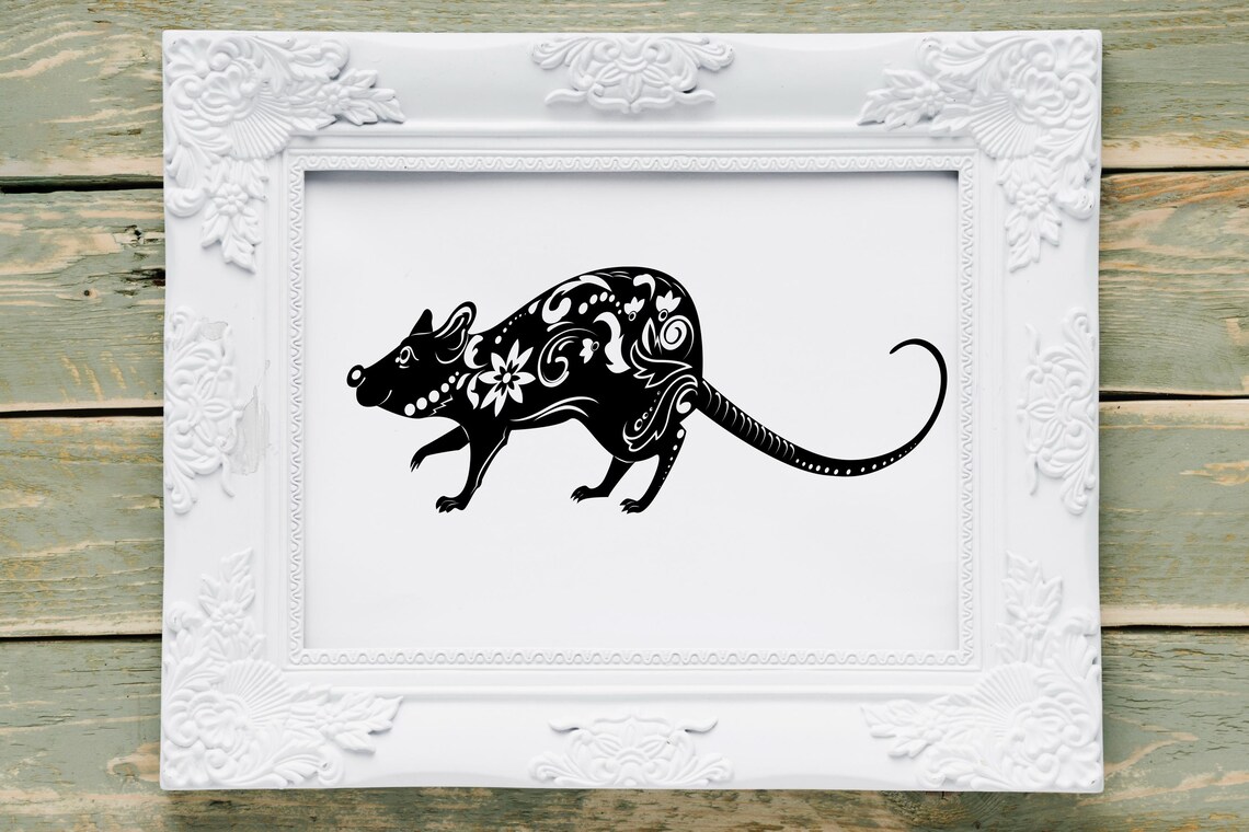 Rat SVG, Mouse Svg, Rodent Svg, Rat Clipart, Rat Files for Cricut, Rat ...