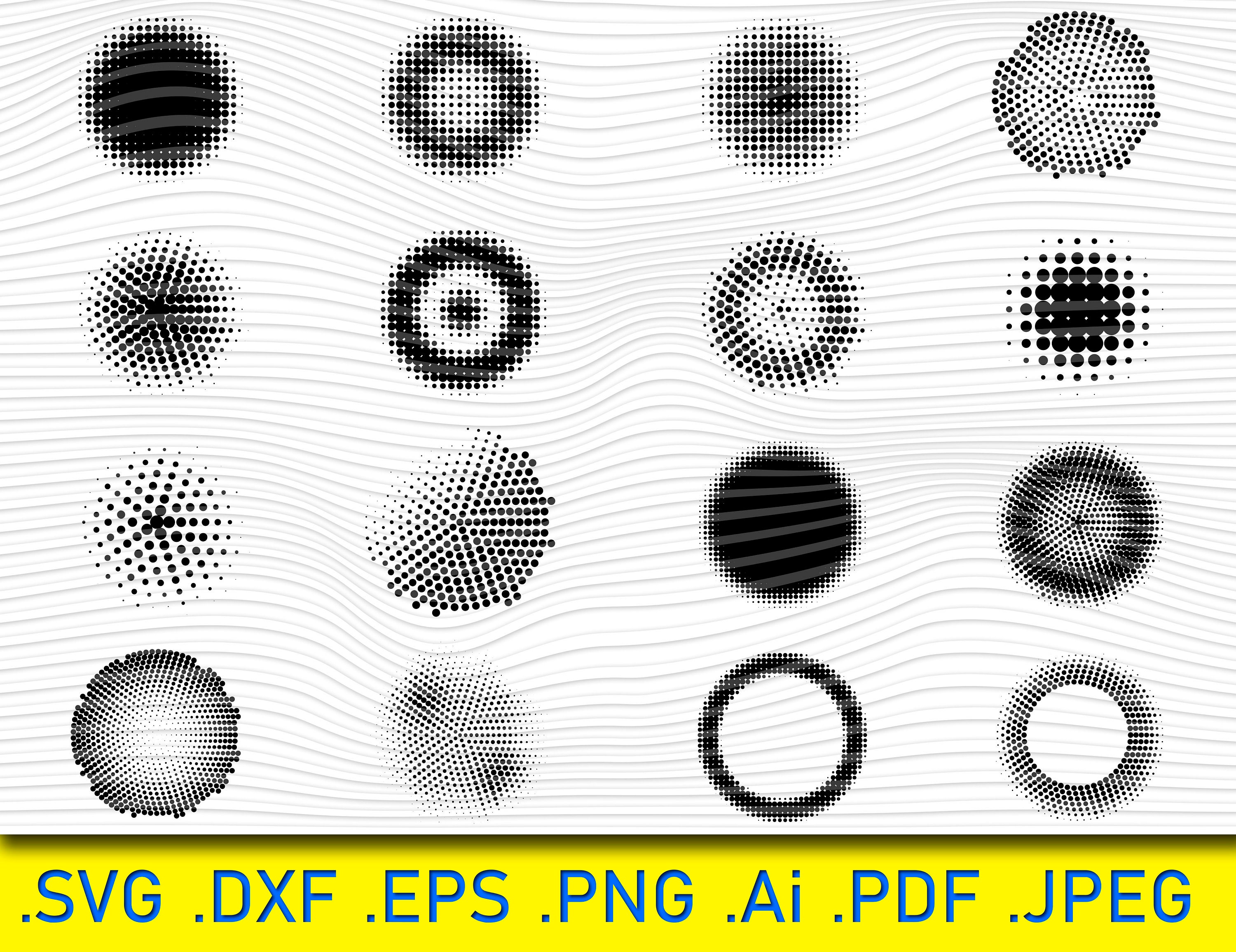 16 Halftone Dots Comic Book Callout Call Out Voice Text | Etsy