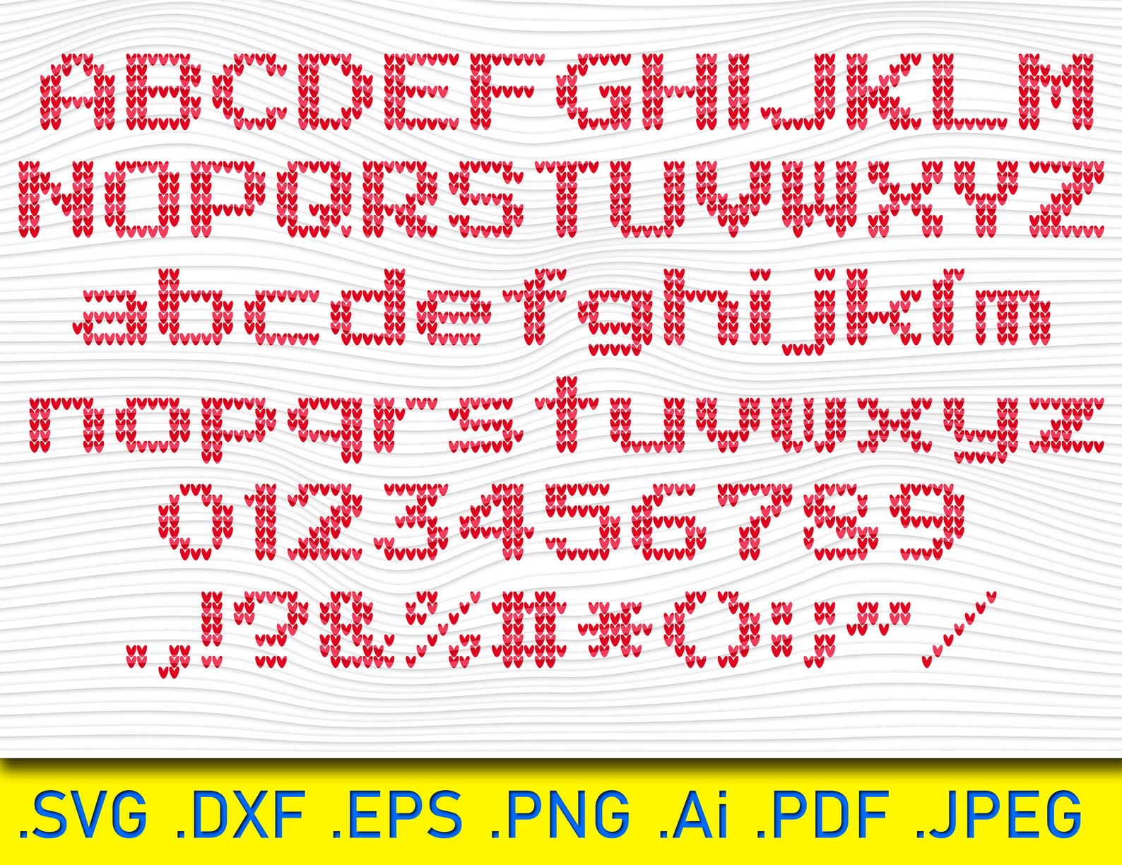 Winter Sweater Font Knitted Christmas Sweaters Letters Knit - Etsy