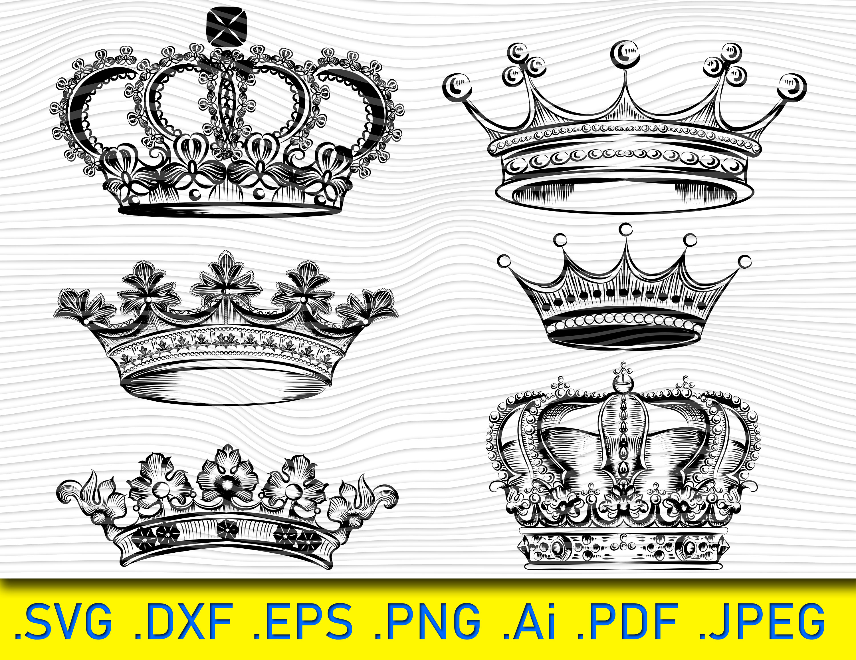Crown SVG Crown Clipart Tiara Svg Princess Tiara Svg King - Etsy