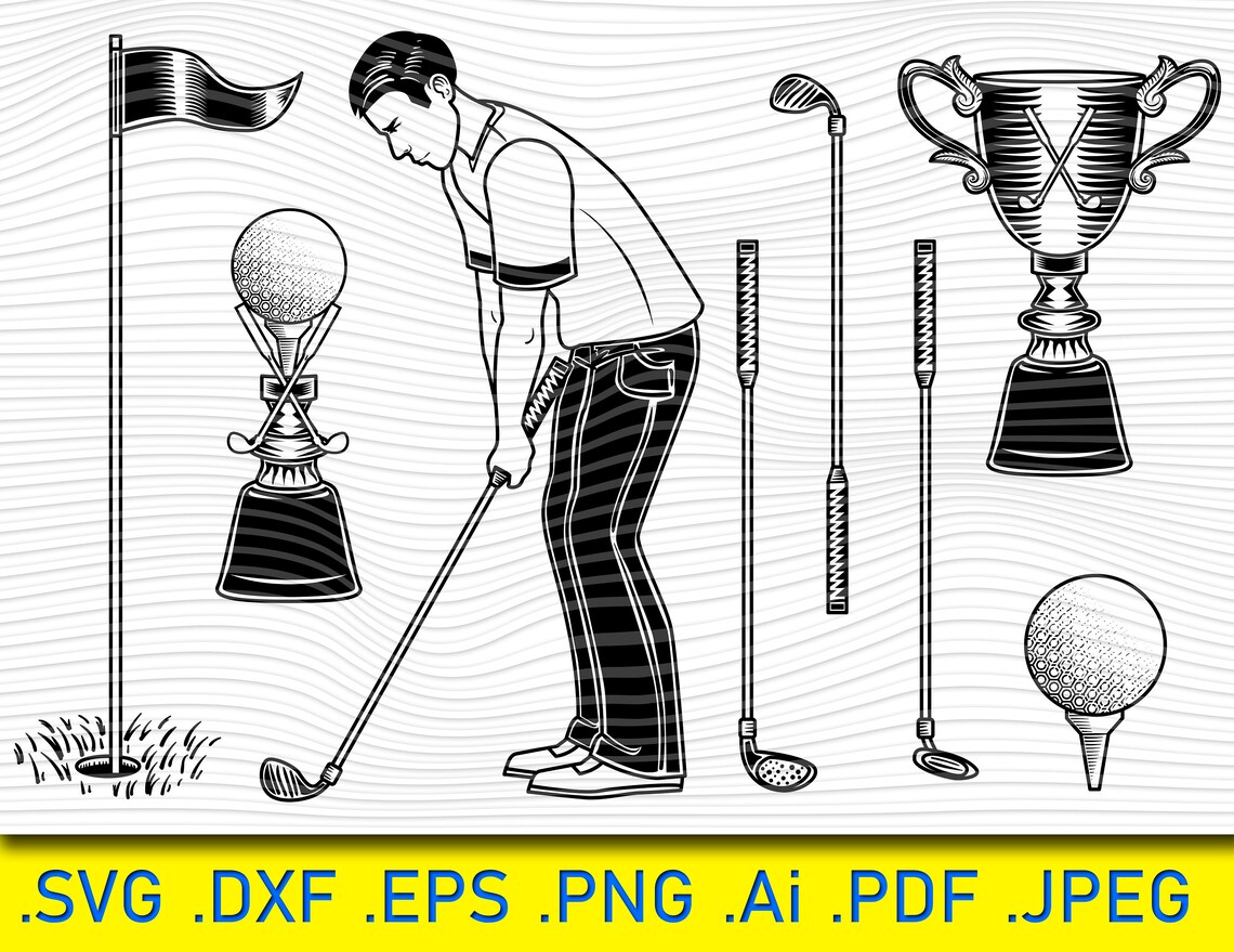 Golf Svg Bundle Golf Svg Golfing Svg Golf Player Svg Golf - Etsy
