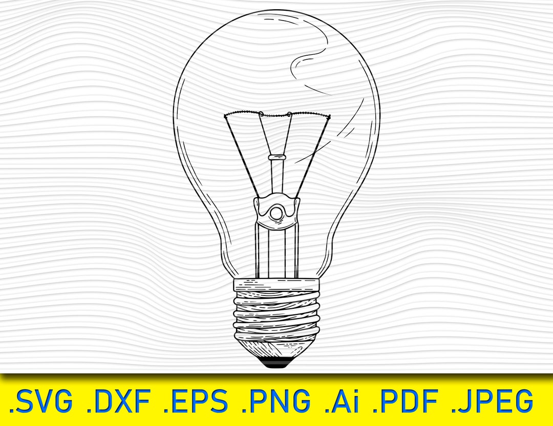 Lightbulb SVG, Lightbulb Vector, Bright Idea Svg, Bulb Clipart ...