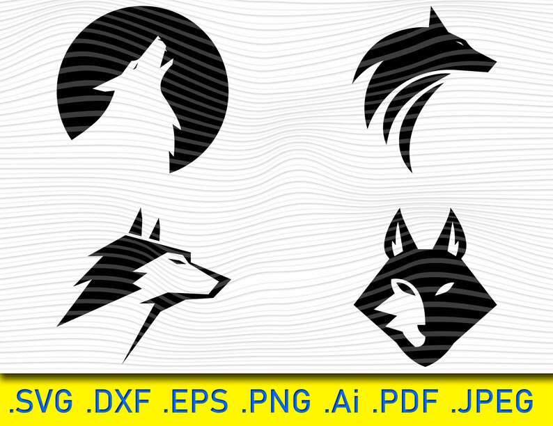 Wolf Svg Animal Svg Mountain Wolf Svg Wolf Silhouette Wolf - Etsy