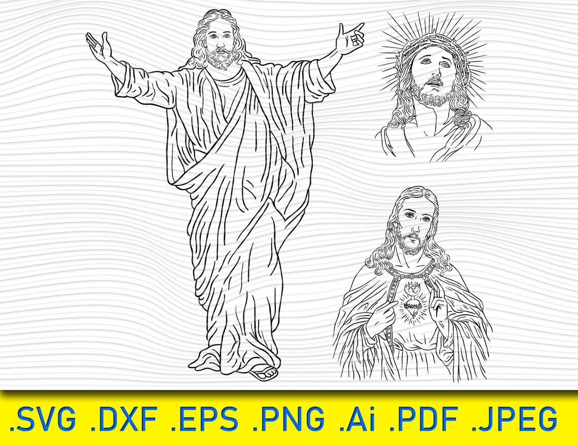 Jesus Christ Catholic Religion Christ Svg God Svg Jesus | Etsy