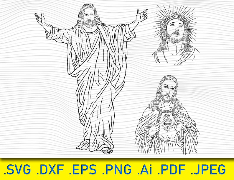 Jesus Christ Catholic Religion Christ Svg God Svg Jesus | Etsy