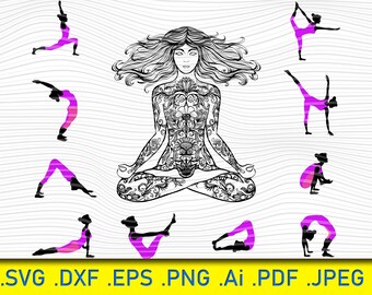 Yoga Clipart Hot Yoga Clipart Yoga Illustrations Yoga Mat - Etsy Israel