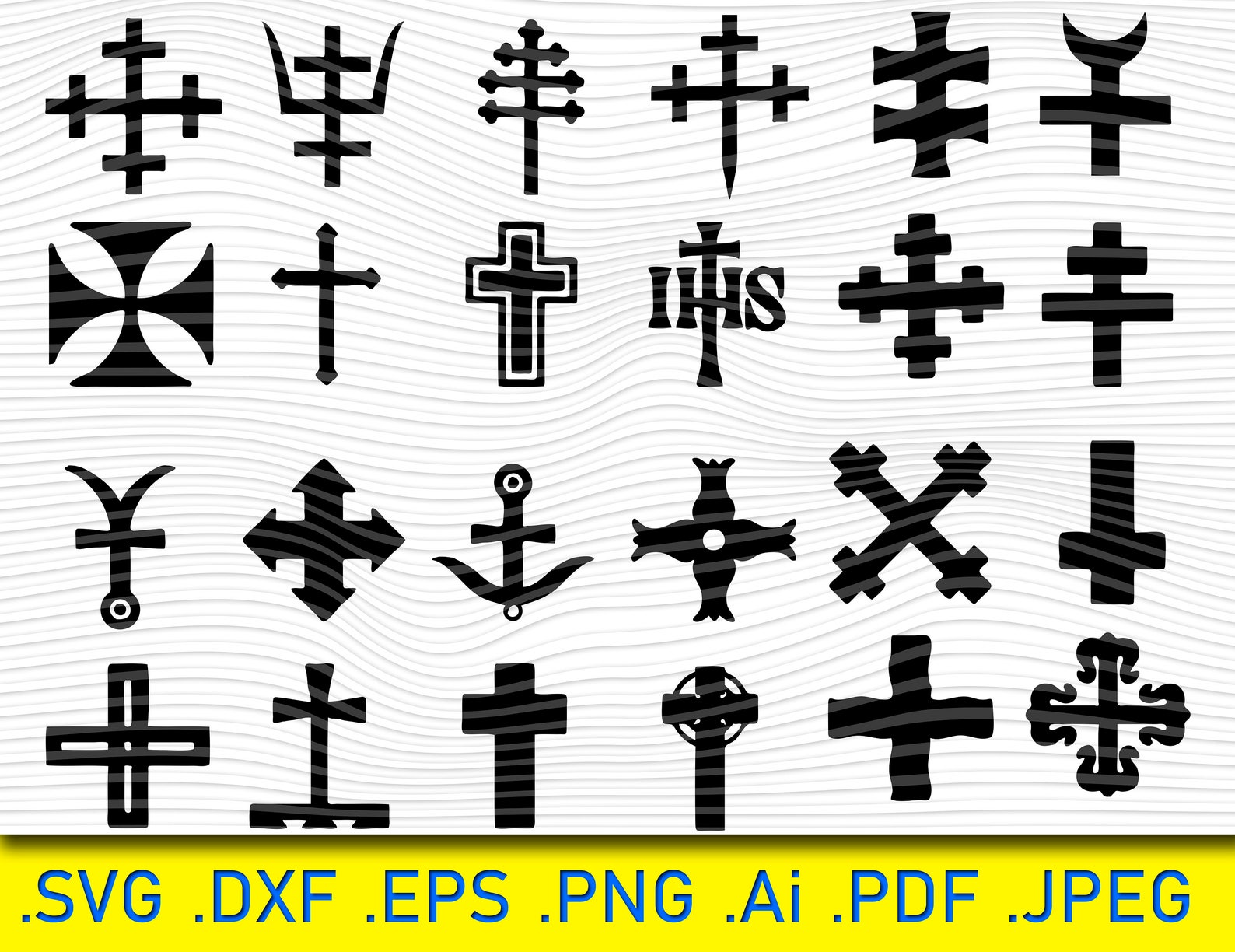 103 Crosses SVG Cross Svg Silhouette Files Crosses Vector - Etsy UK