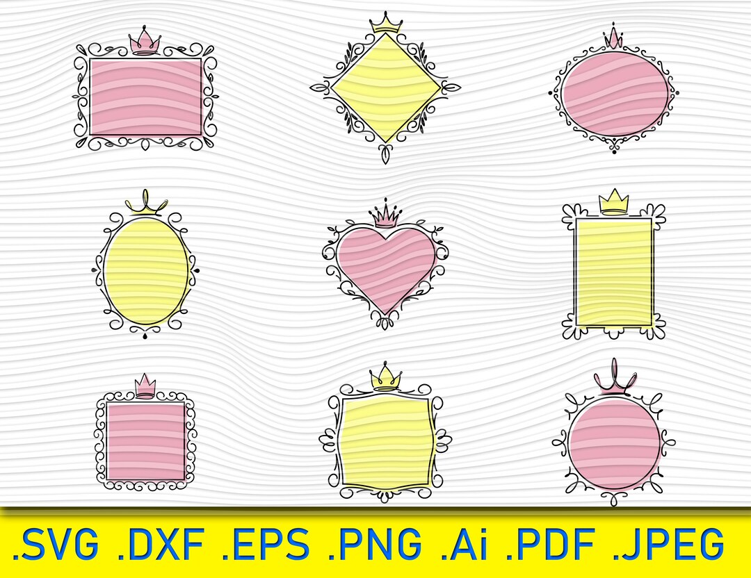 Frames Svg,scope Svg,painting Svg,pale Svg,painting Bundle Svg,picture ...