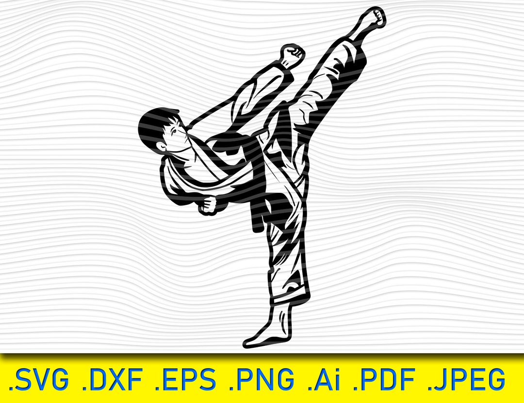 Training, Fighter Born, Fight With Karate, Martial, Kicking, Boxing Svg ...
