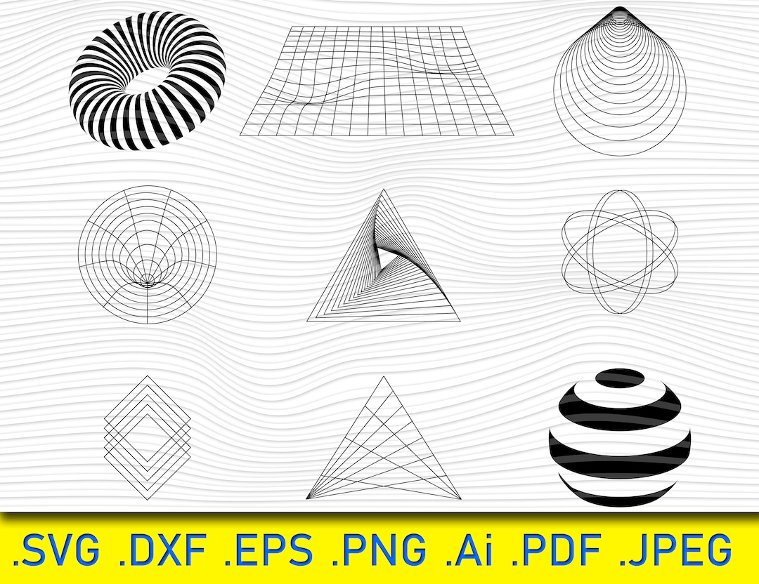 Sacred Geometry Set, Sacred Symbols SVG , Silhouette Vector Mystical ...