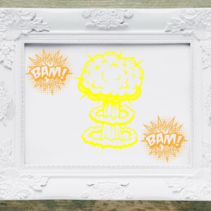 13 Comic Book SVG Bundle, Superhero Speech Bubble, Cartoon, Boom ...