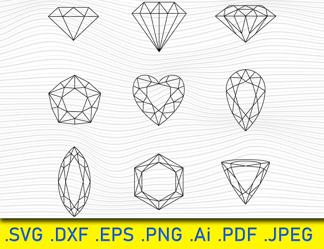 Diamond Svg, Brilliant Svg, Sapphire Svg,royal Crown SVG File, King ...