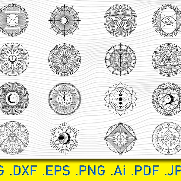 Greek Mythology Symbols Stencils - Etsy