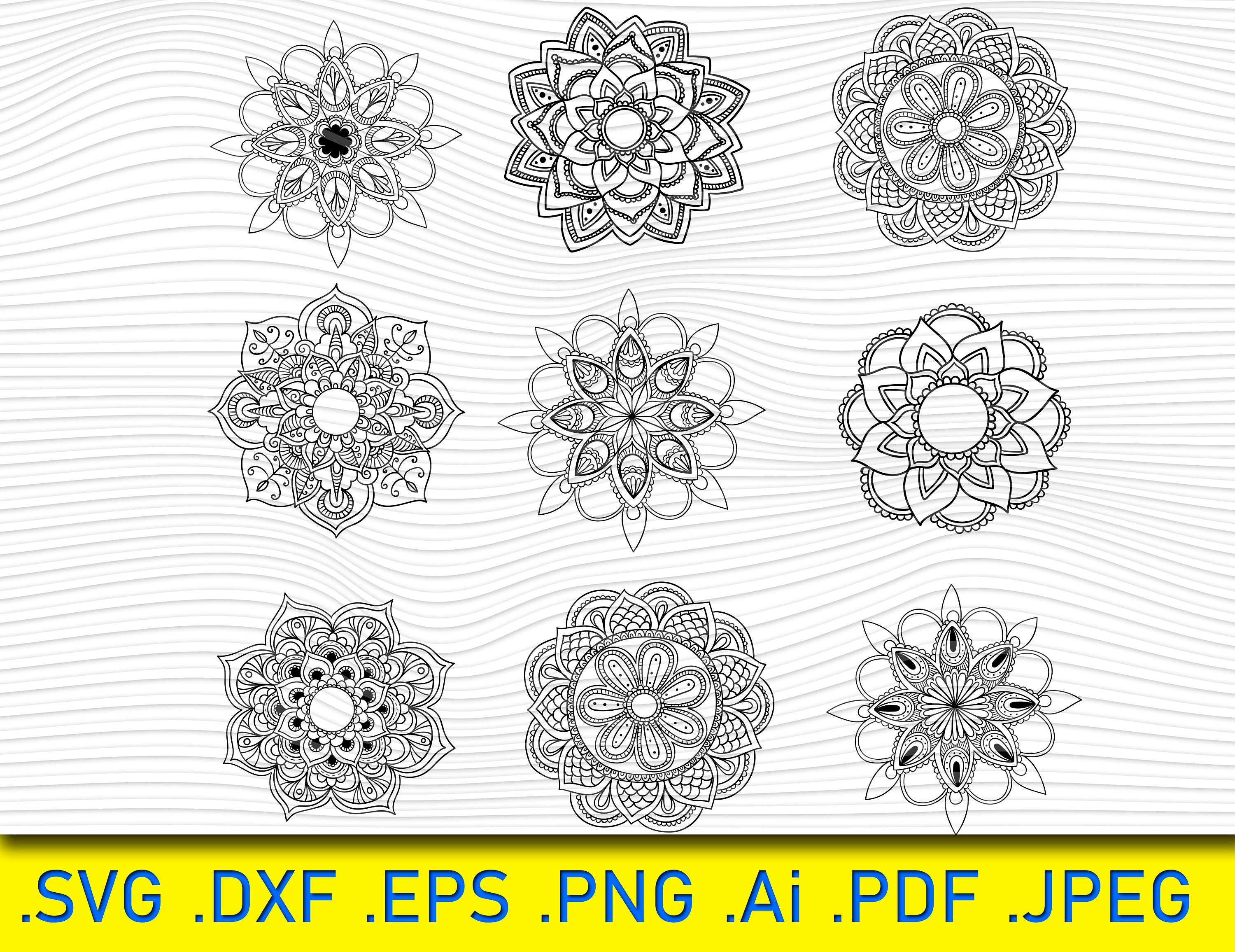 Mandala svgMandalas svgMandala svg files for cricutMandala | Etsy