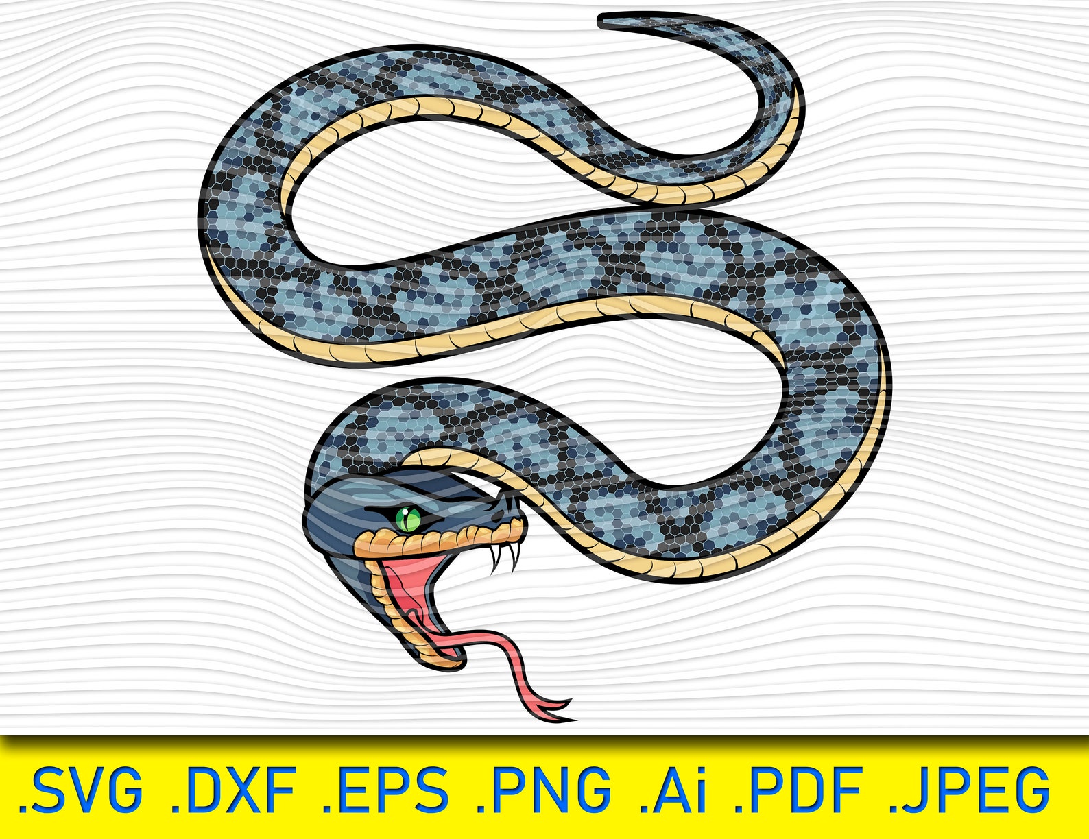 Snake SVG Bundle Cobra Svg Snake Png Snake Eps Snake - Etsy