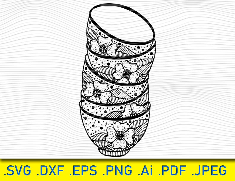 Stack Bowl Illustration Bowl Healthy Svg Spoon Svgsvg Eps - Etsy