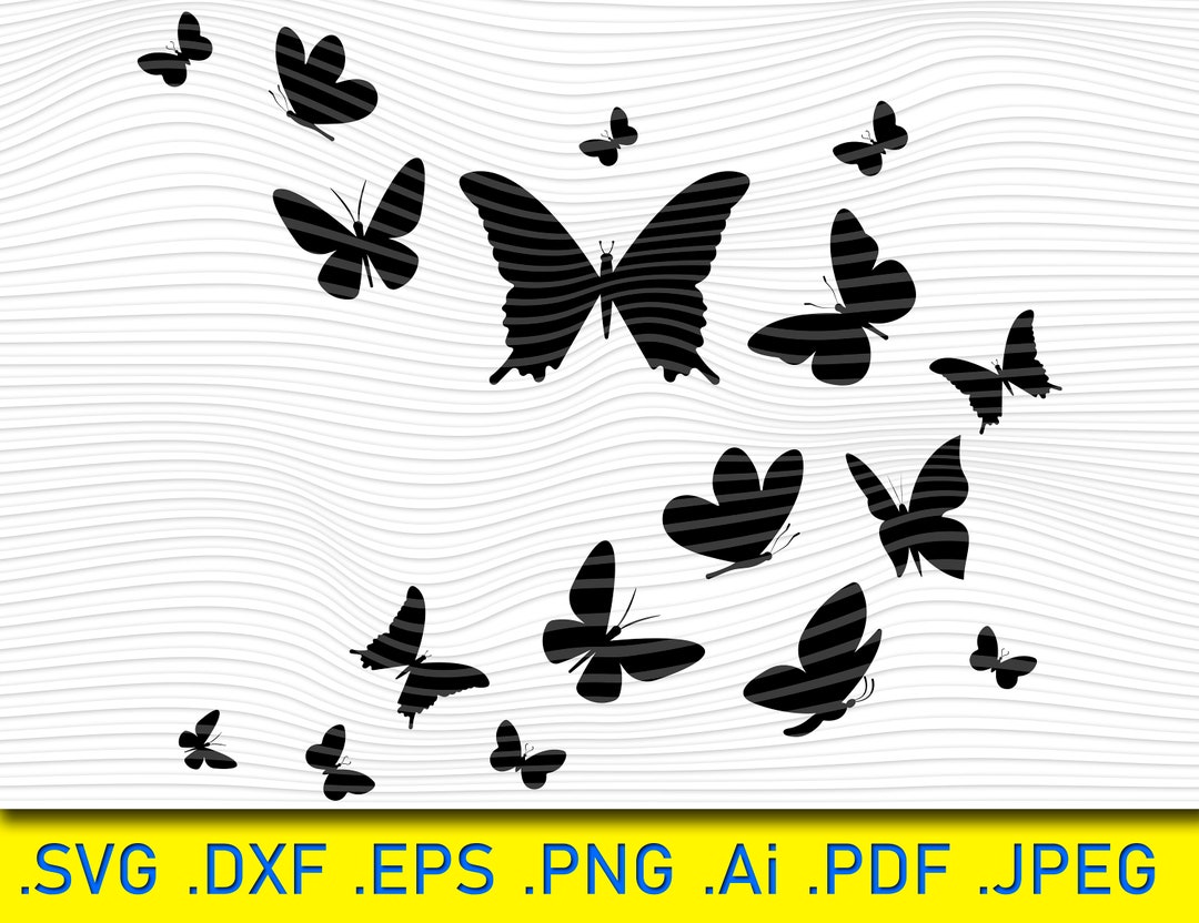 17 Butterfly Svg Swarm Svg Butterfly Swarm Svg File Cricut - Etsy Australia