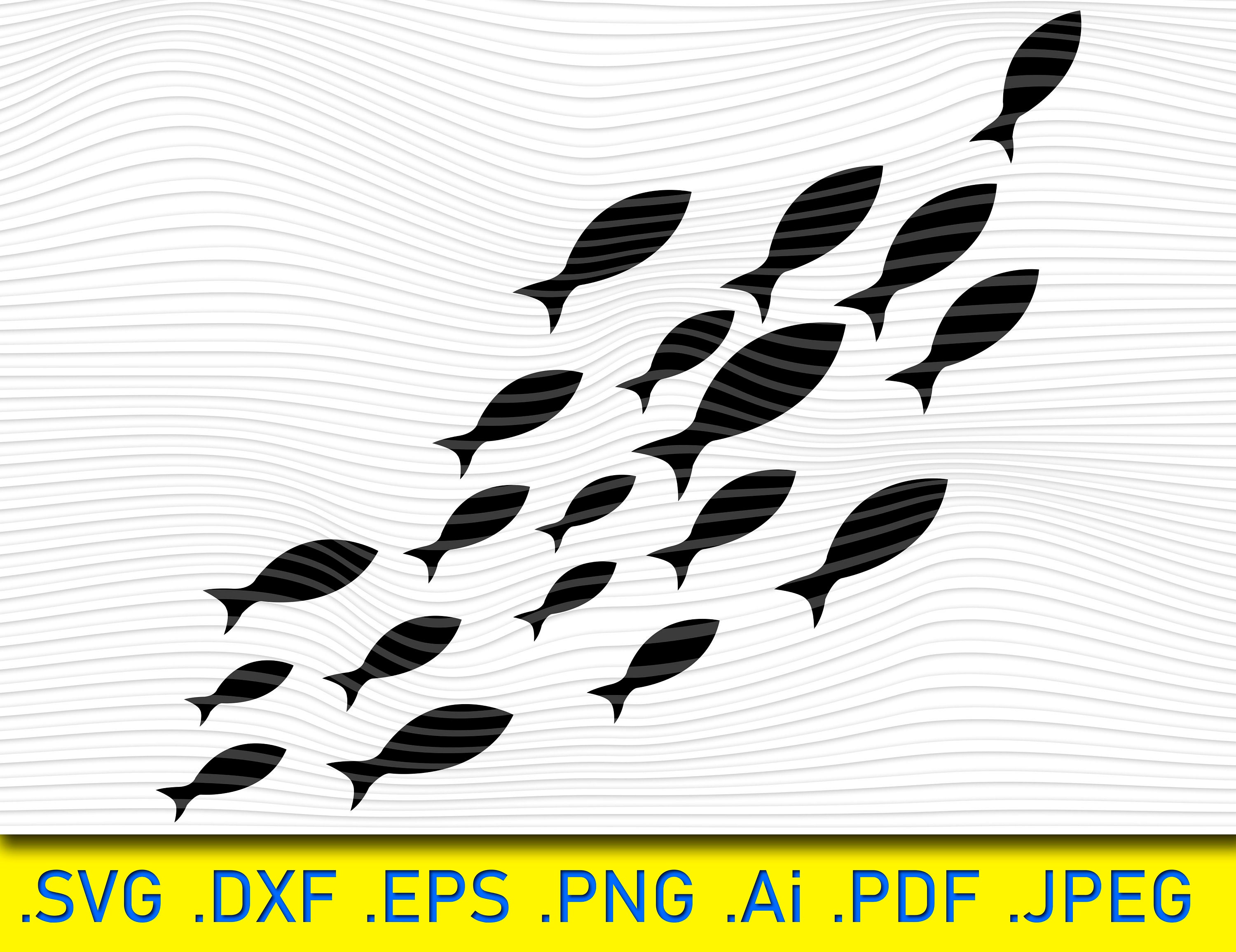 School Of Fish Vector