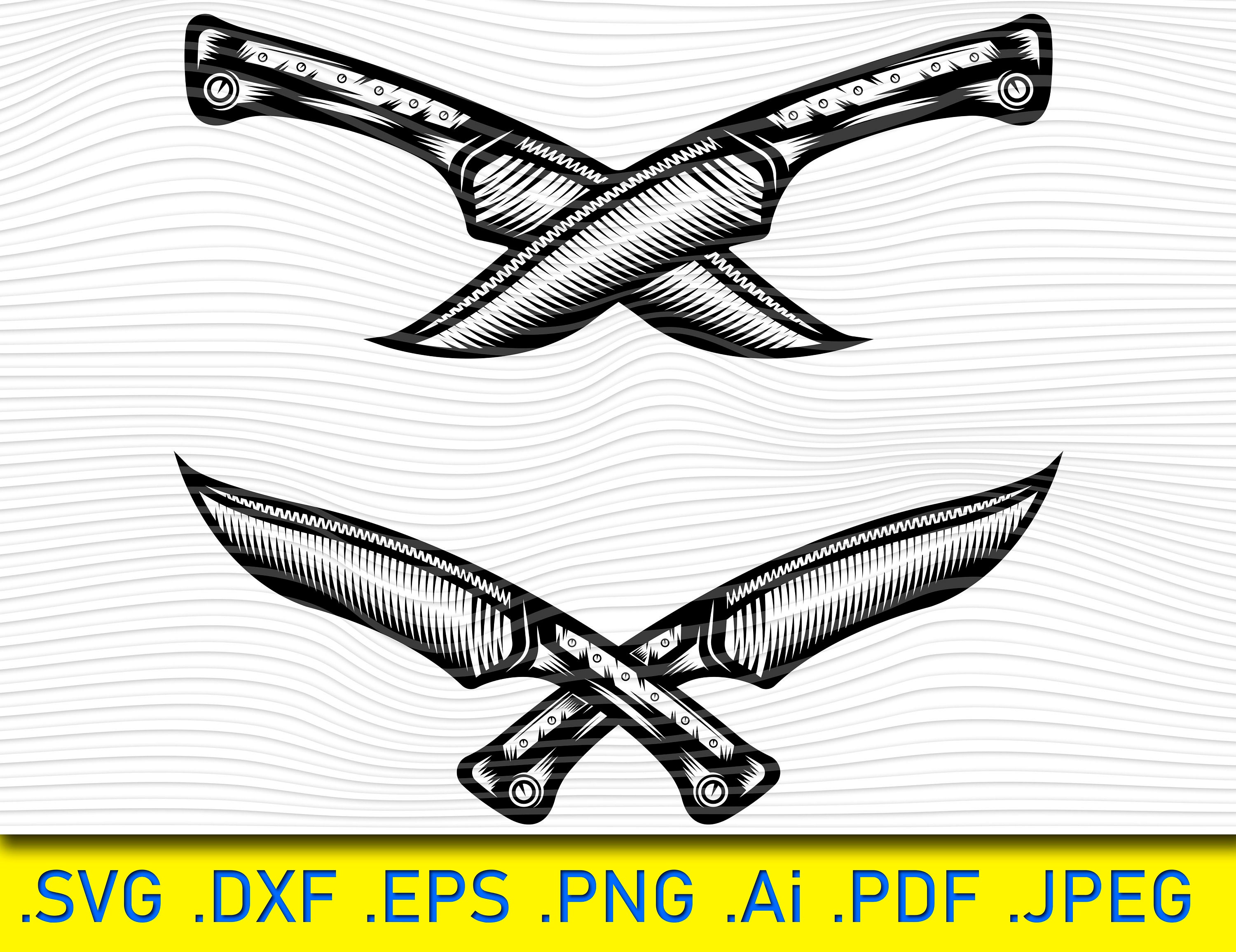 Knife Svg knife clipart knife cut file dagger svg weapon | Etsy