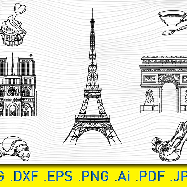 Paris Svg - Etsy