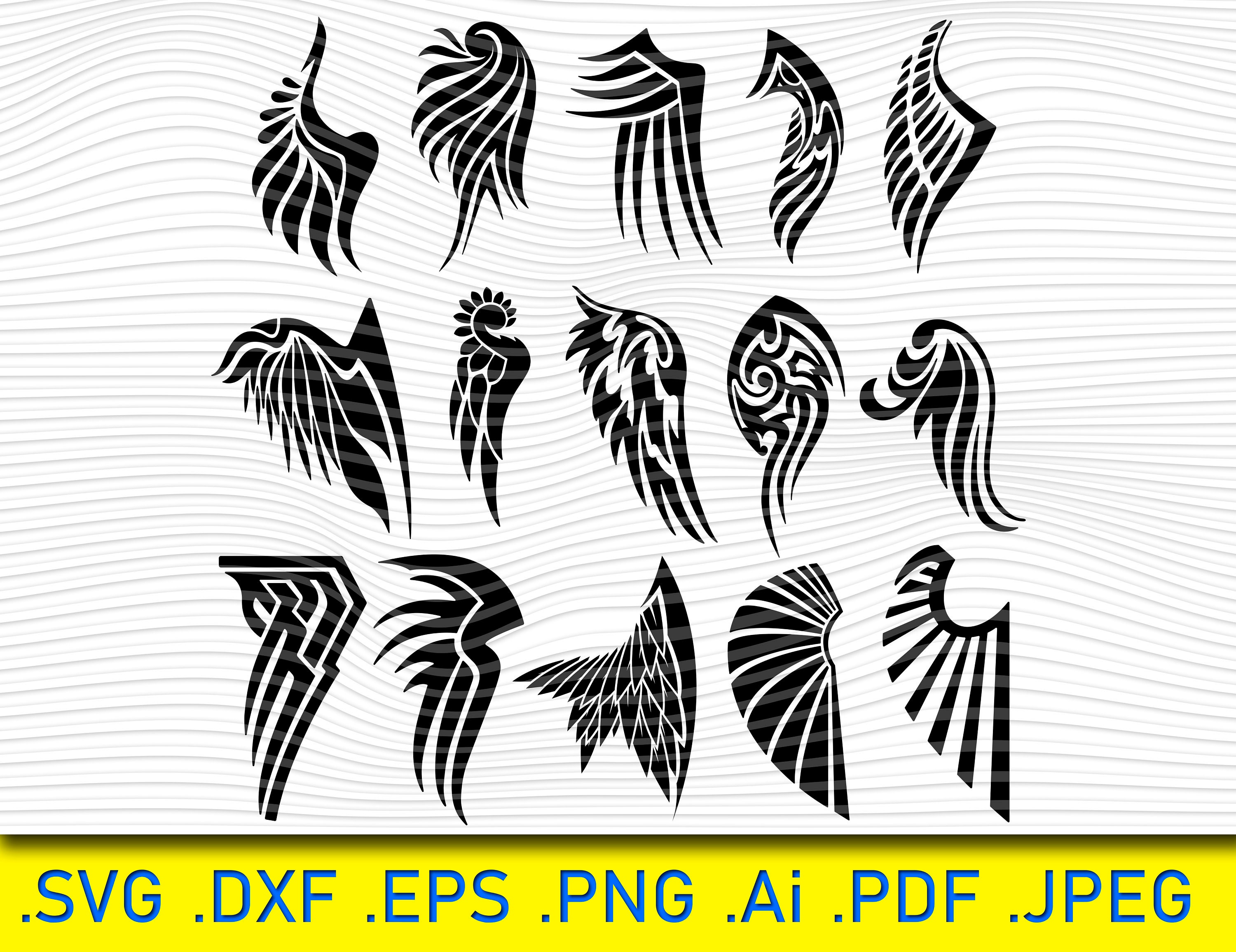 Tattoo tribal svg Silhouette Tribal designs svg Tribal animals | Etsy