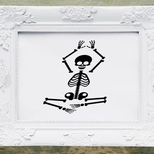 Kung-fu Skeletons, Yoga Skeletons, Human Pose, Anatomy Body, Comic Svg ...