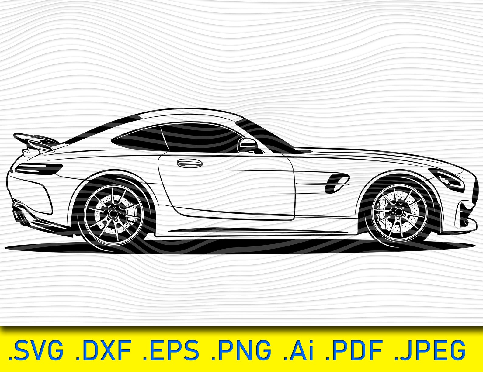 Auto Sportwagen Svg Rennwagen Svg Auto Svg Dateien für - Etsy Österreich