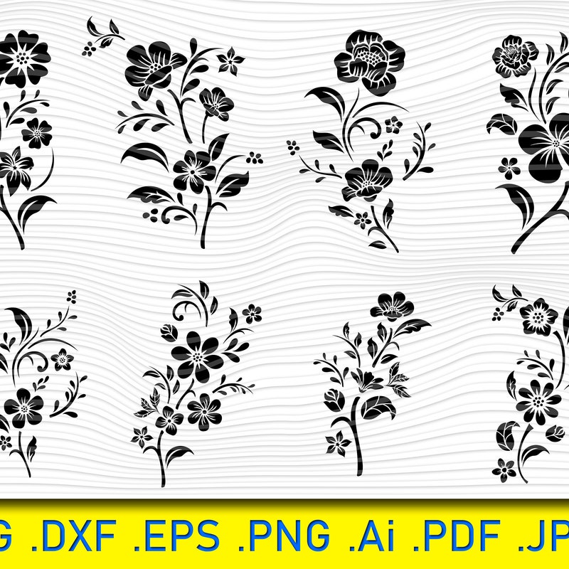 Plotterdatei blume - Etsy.de