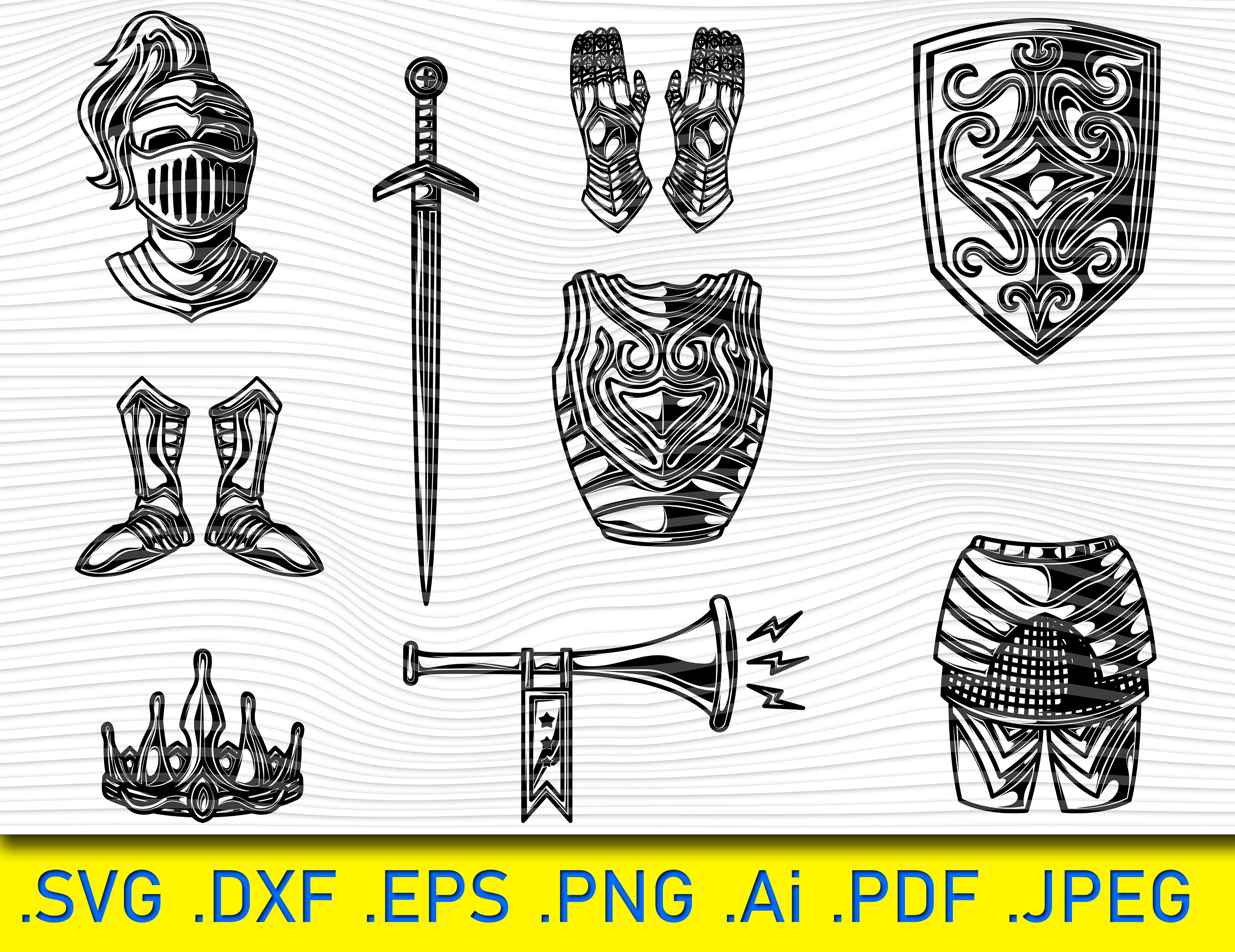Knights Elements Tower Svg Shield Svg Crown Svg Spartans - Etsy Canada