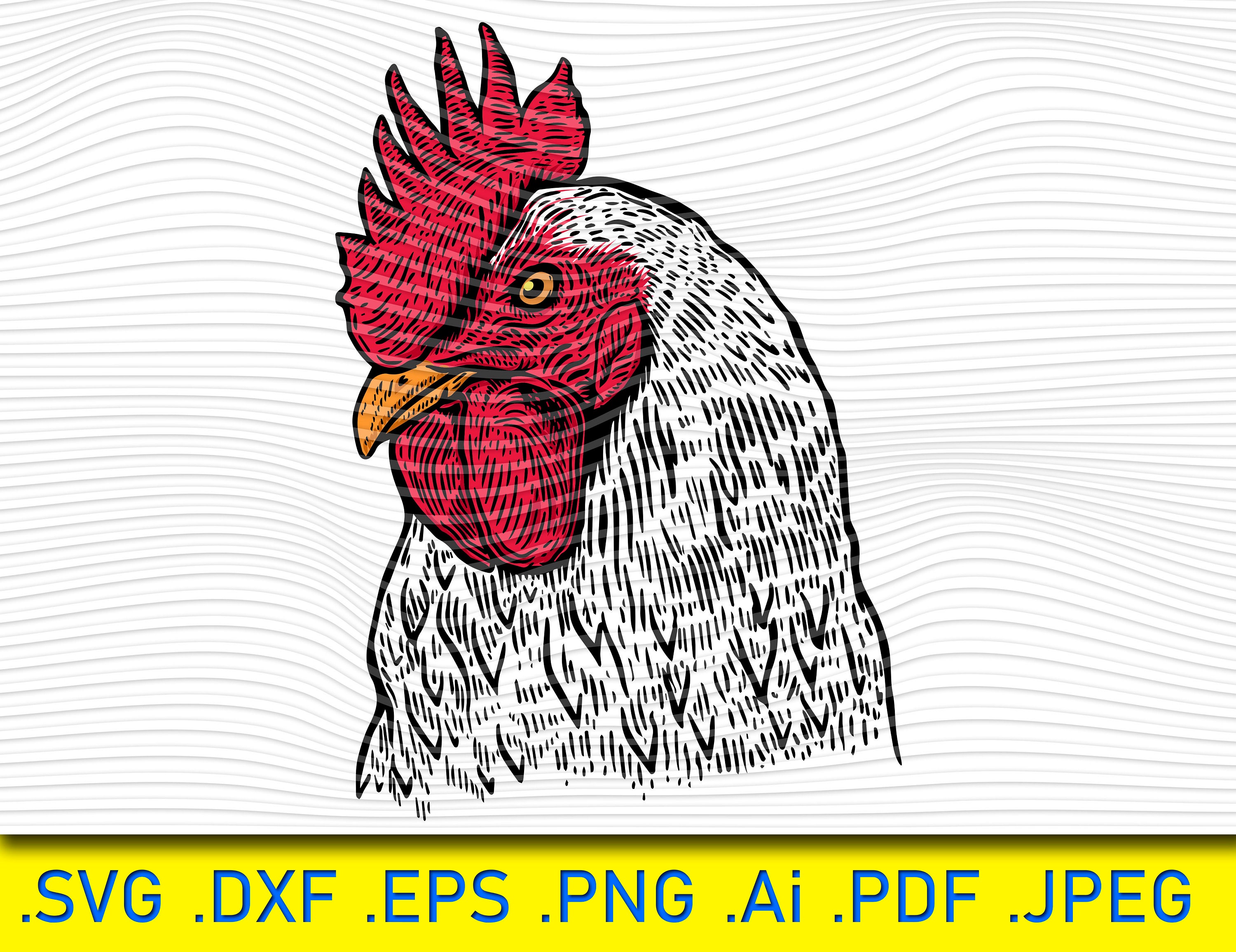 Rooster SVG Rooster SVG Bundle Rooster Clipart Rooster Cut - Etsy