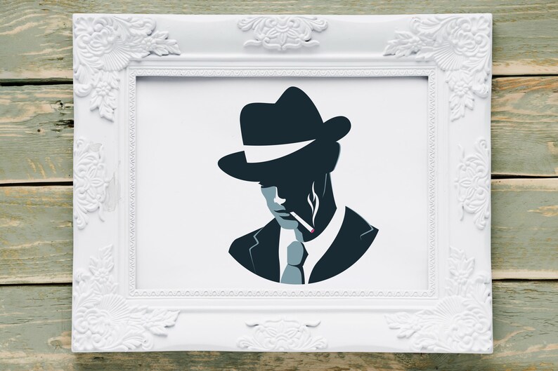 Mysterious Gangster SVG Bundle: Cricut Cut Files (digital Download) - Etsy