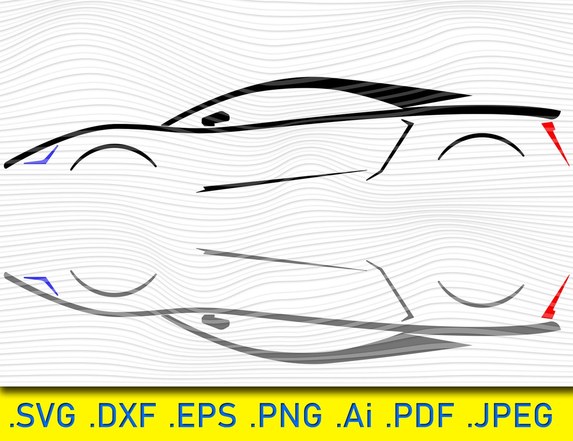 Carsports Car Svg Race Car Svg Car Svg Files for Cricut - Etsy