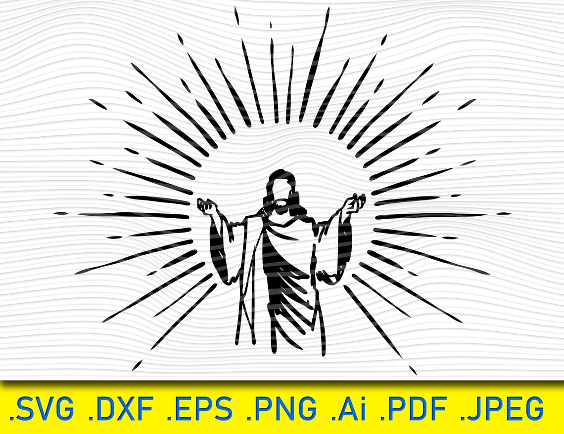 Jesus Svg Bundle, Christ Svg, God Svg, Jesus Silhouette, Christian Svg ...