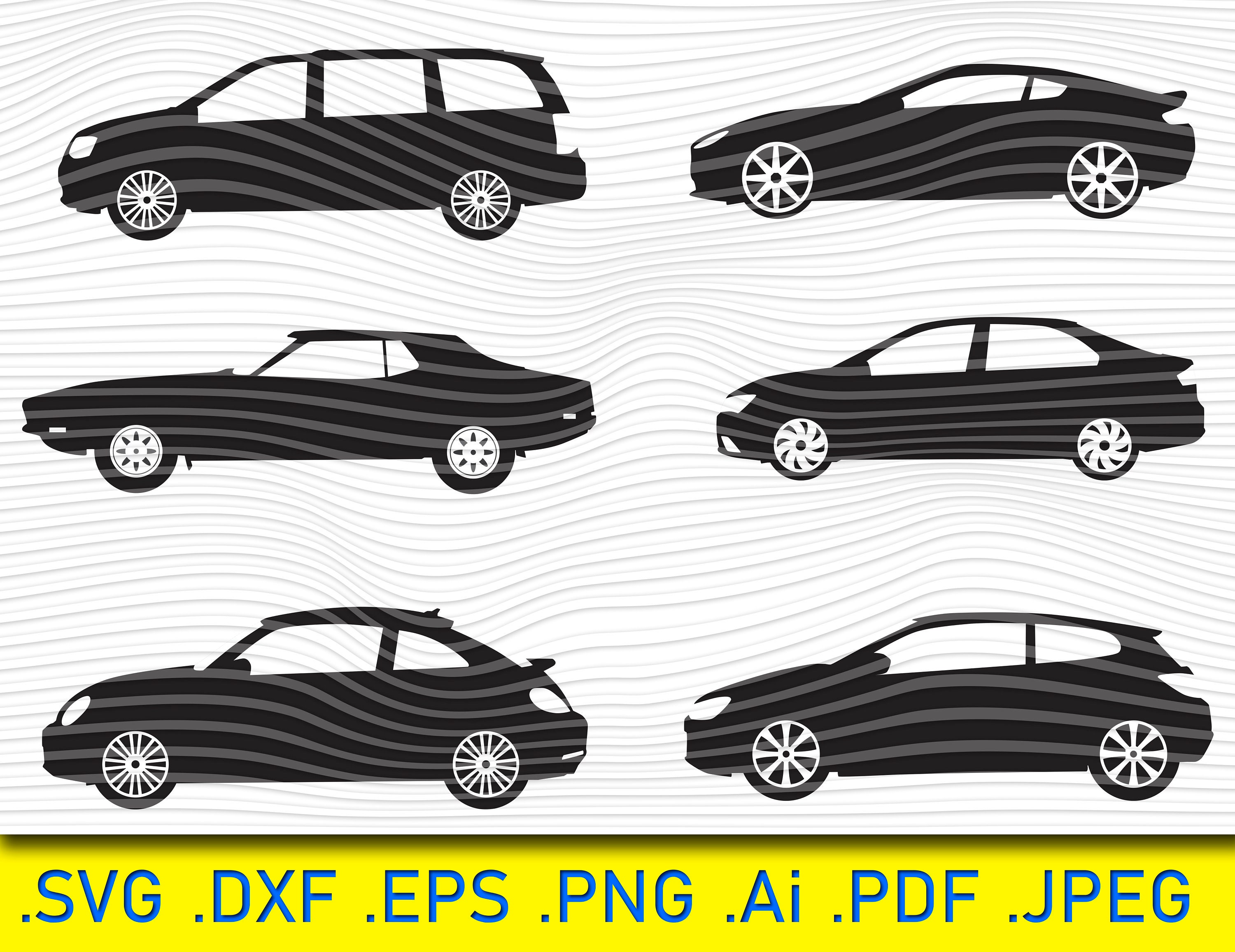 Sports Car SVG Bundle Cars Svg File for Cricut Design - Etsy