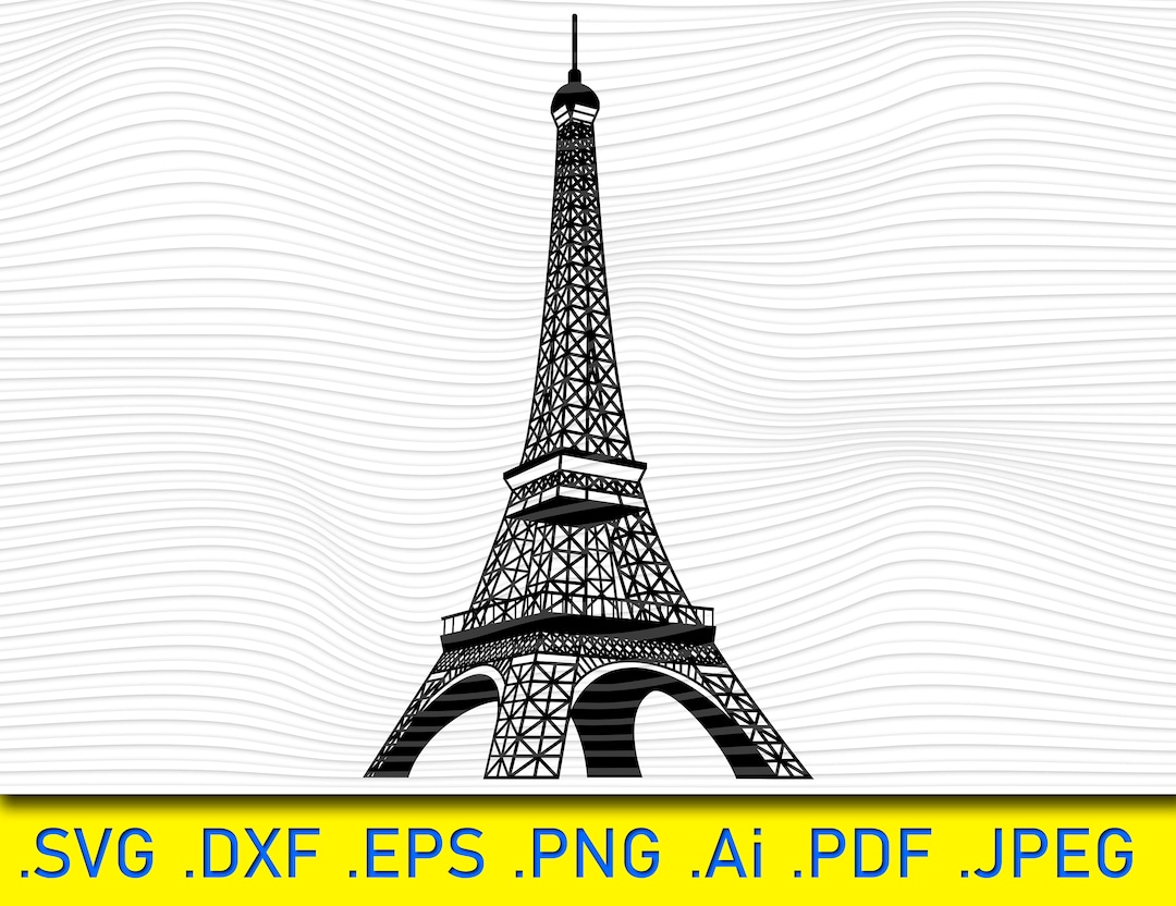 Eiffel Tower SVG, Eiffel Svg, Paris Svg, Eiffel Tower Clipart, Eiffel ...