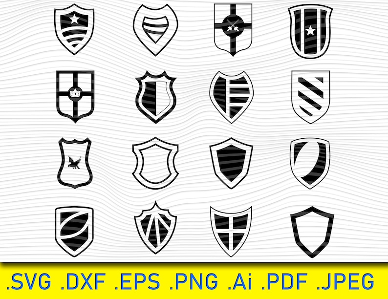 Shield Svg. Shield Svg Bundle. Shield Cut Files. Shield Svg - Etsy