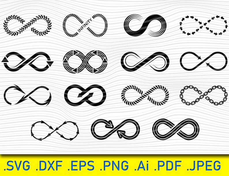 Infinity Svg Infinity Svg Bundle Infinity Symbol Svg - Etsy