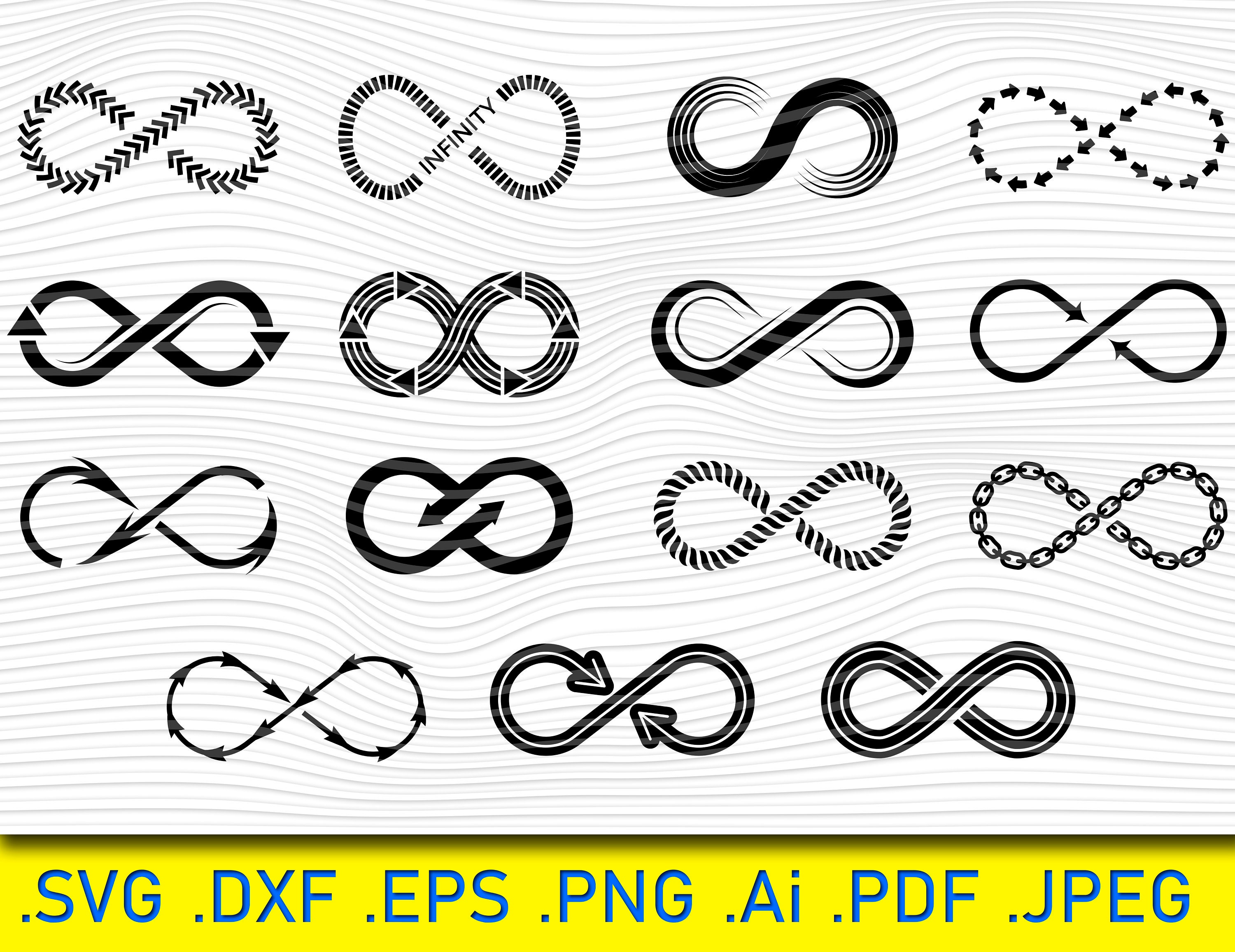 Infinity Svg Infinity svg bundle Infinity symbol Svg | Etsy