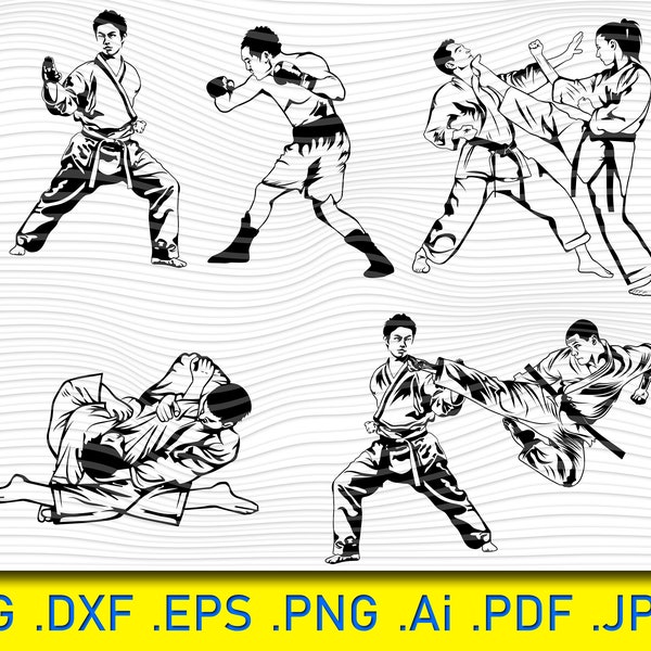 Martial Arts Clipart - Etsy