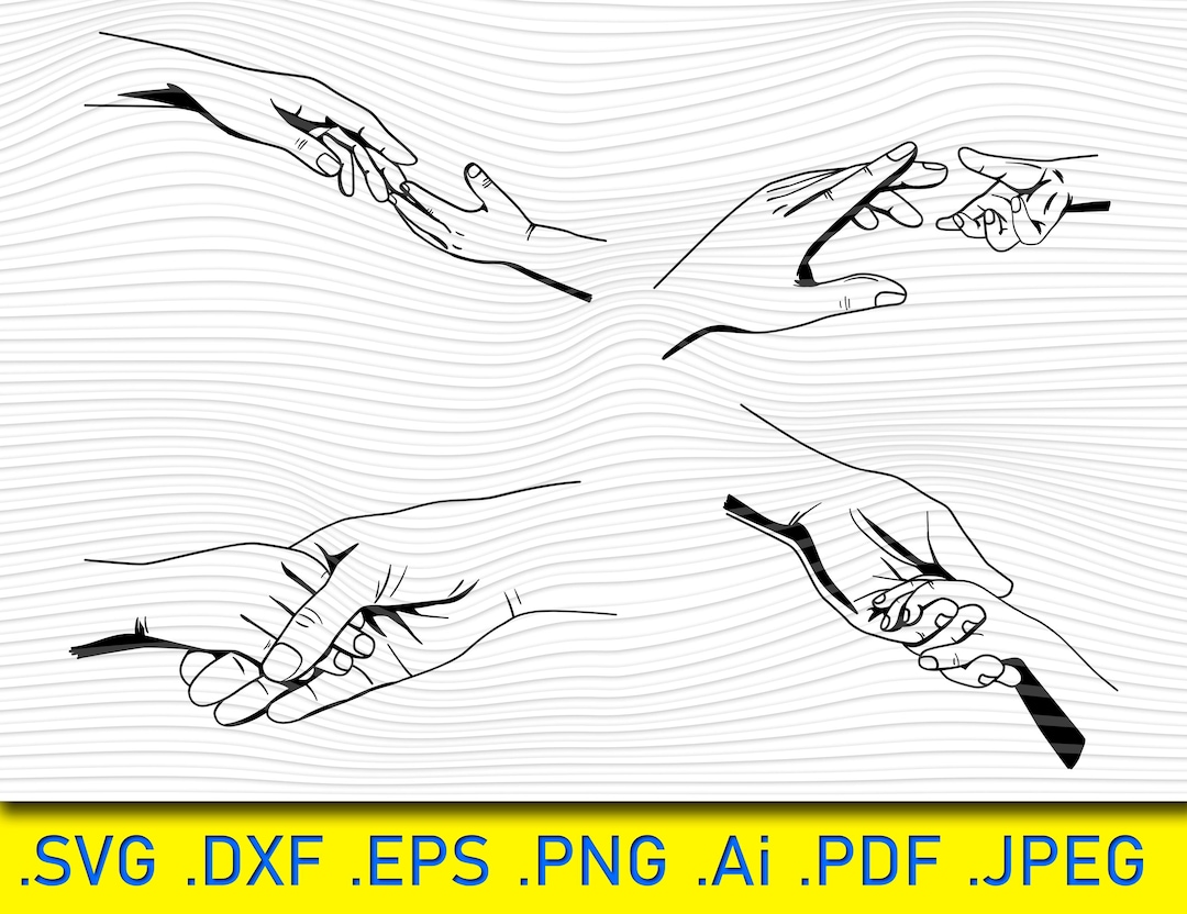 4 Holding Hands Svg Bundle,hands Holding Svg,hand Svg,hands Svg,arm Svg ...