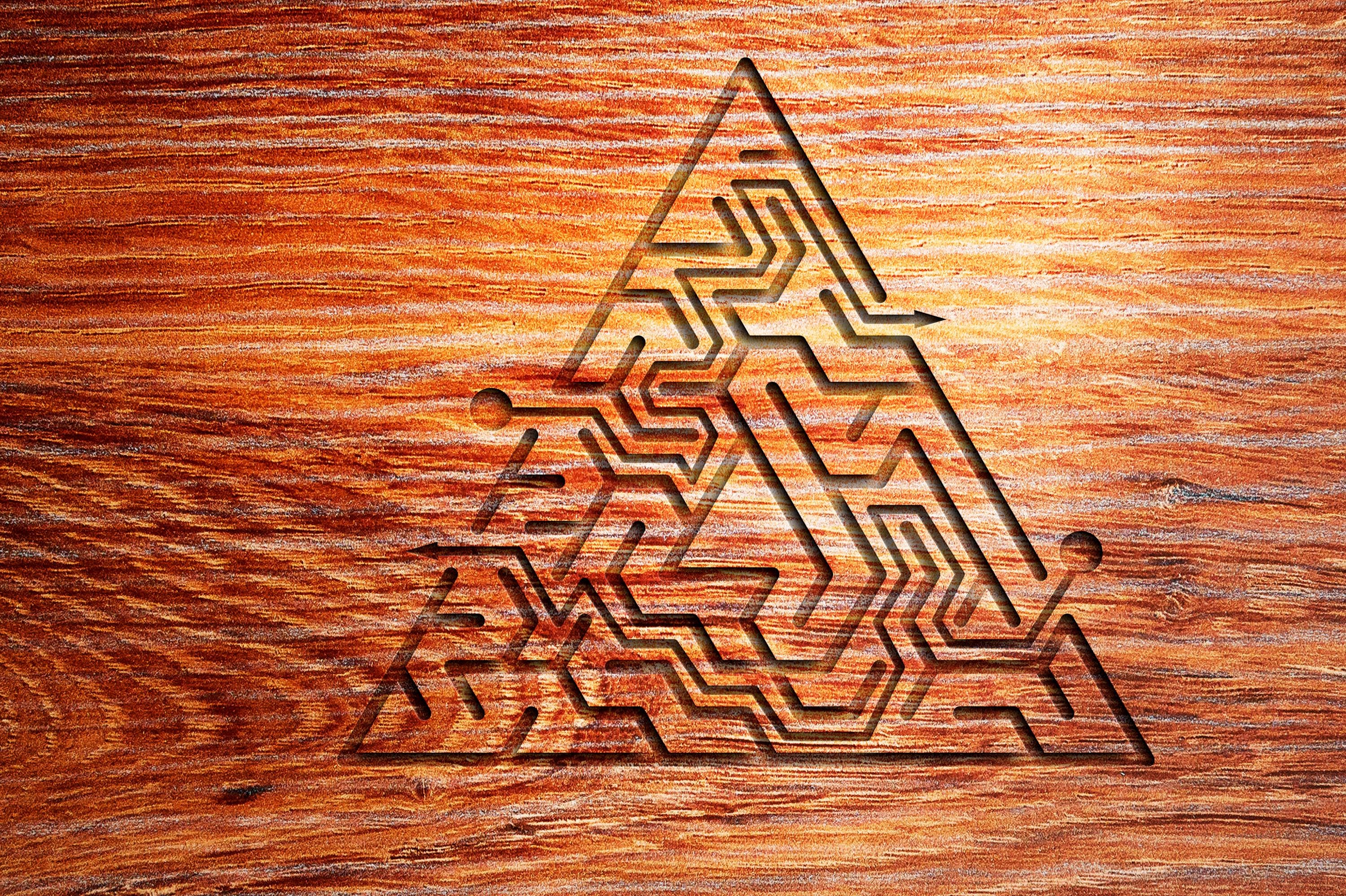 Maze Labyrinth SVG Collection: Geometric Shapes Clipart (digital ...