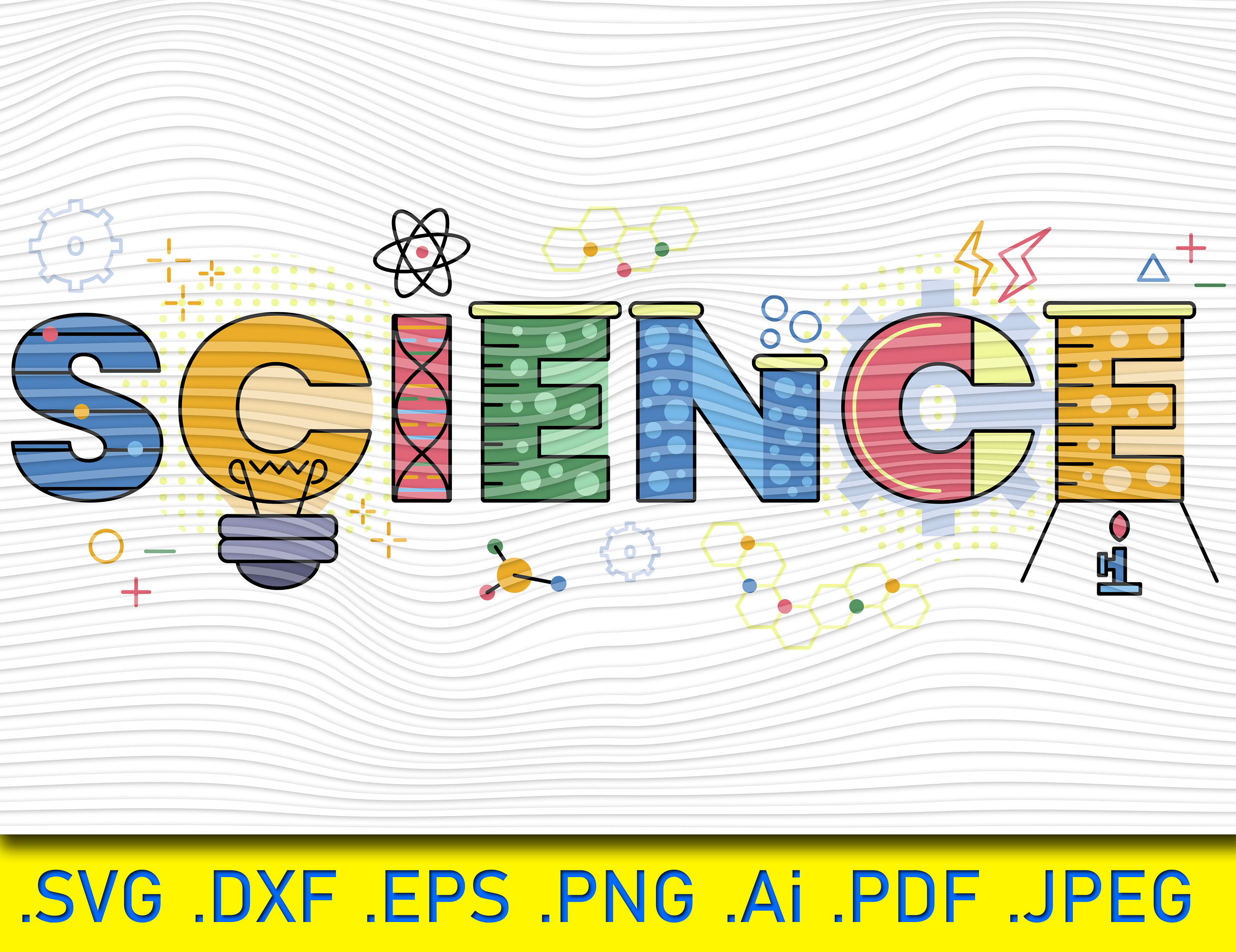 Chemistry SVG science SVG Clipart files for Cricut or - Etsy India